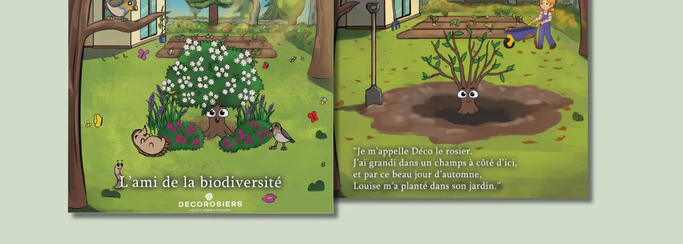 Déco le rosier, un livre pour enfants qui raconte la nature et la ...